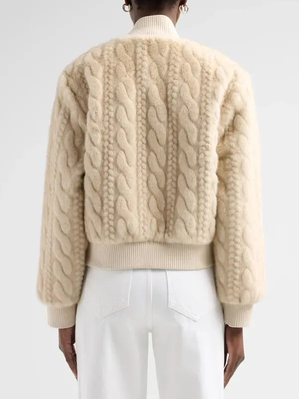 DH New York Debbi Cable-knit Jacket