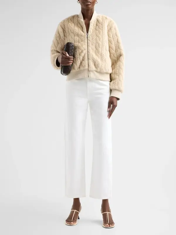 DH New York Debbi Cable-knit Jacket