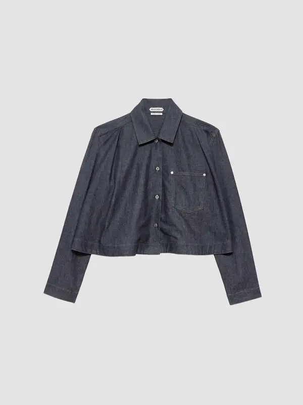 JW Anderson Flare-hem Denim Shirt