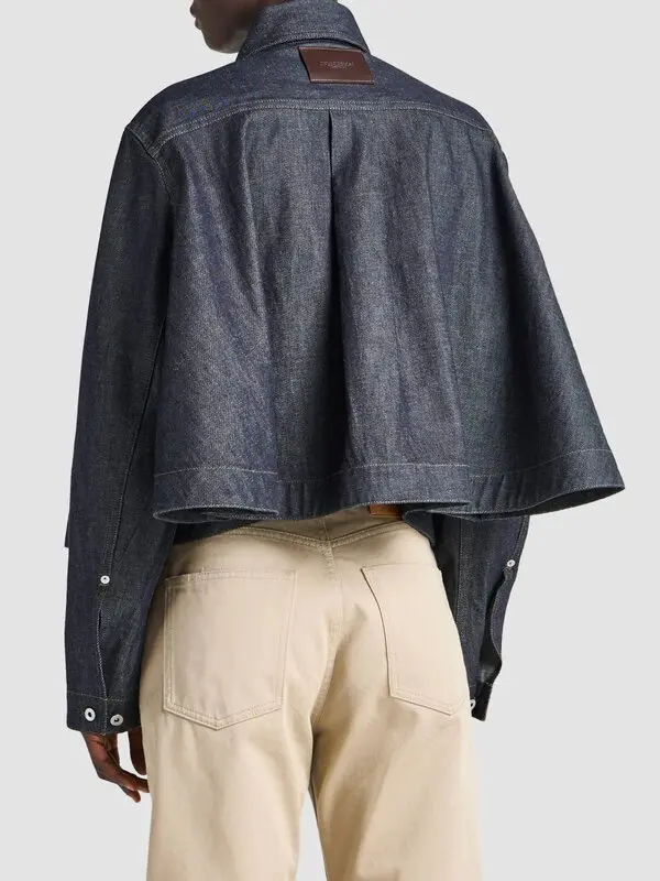 JW Anderson Flare-hem Denim Shirt