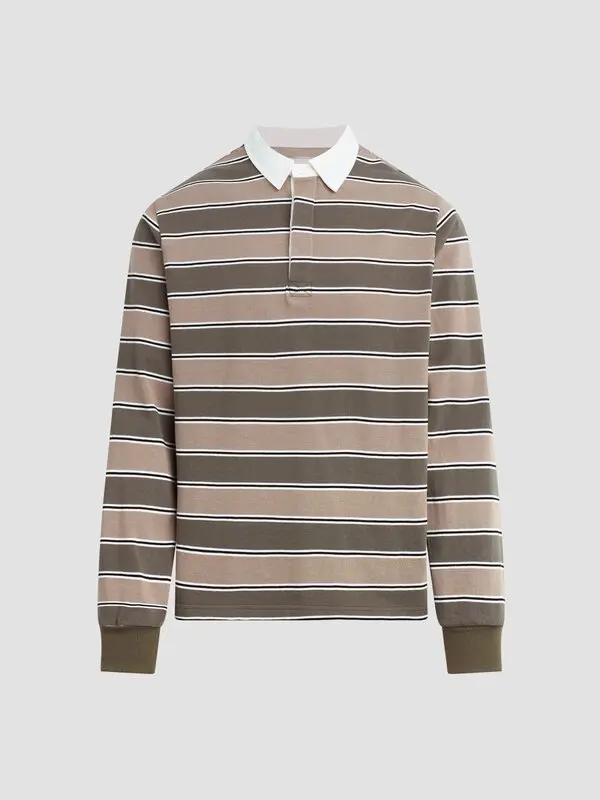 Joe's Jeans Striped Cotton Rugby Shirt