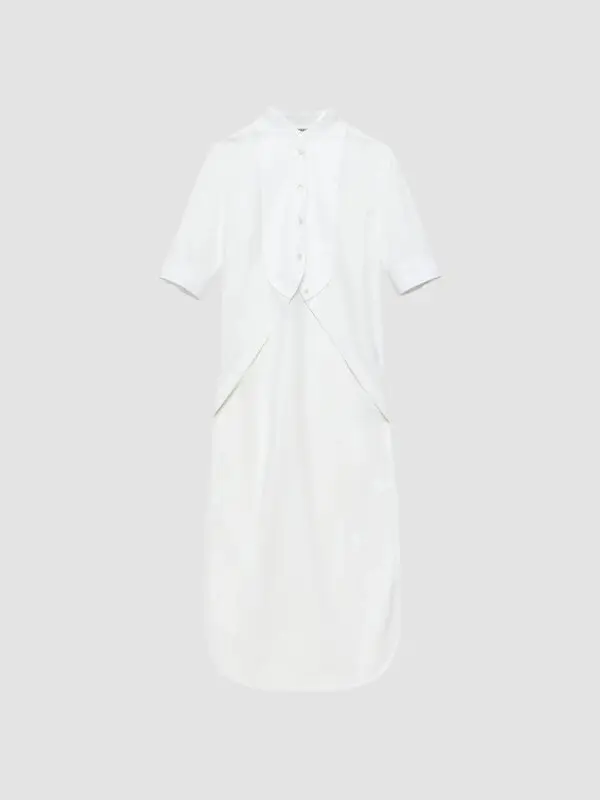 JW Anderson Cotton Bib Longline Shirt