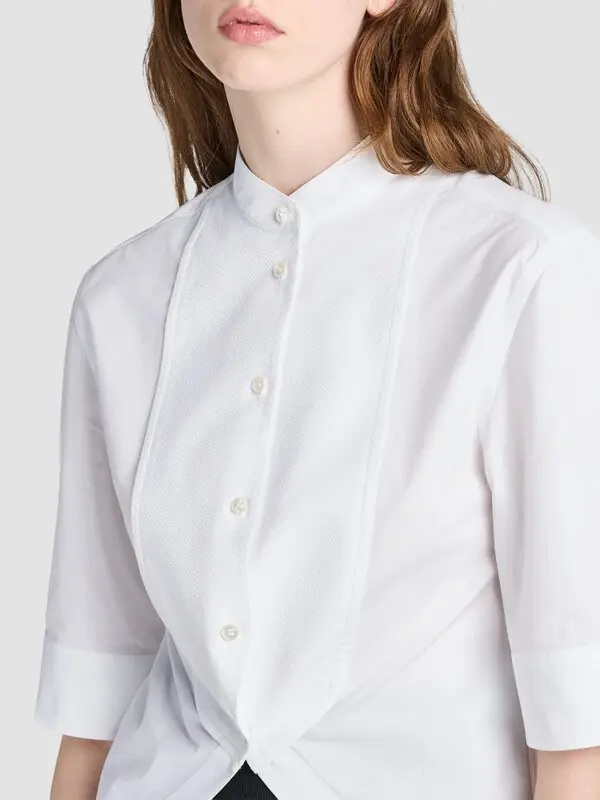 JW Anderson Cotton Bib Longline Shirt