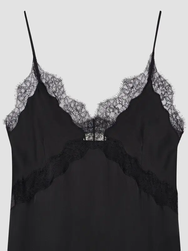 ANINE BING Magnolia Lace-trimmed Maxi Dress