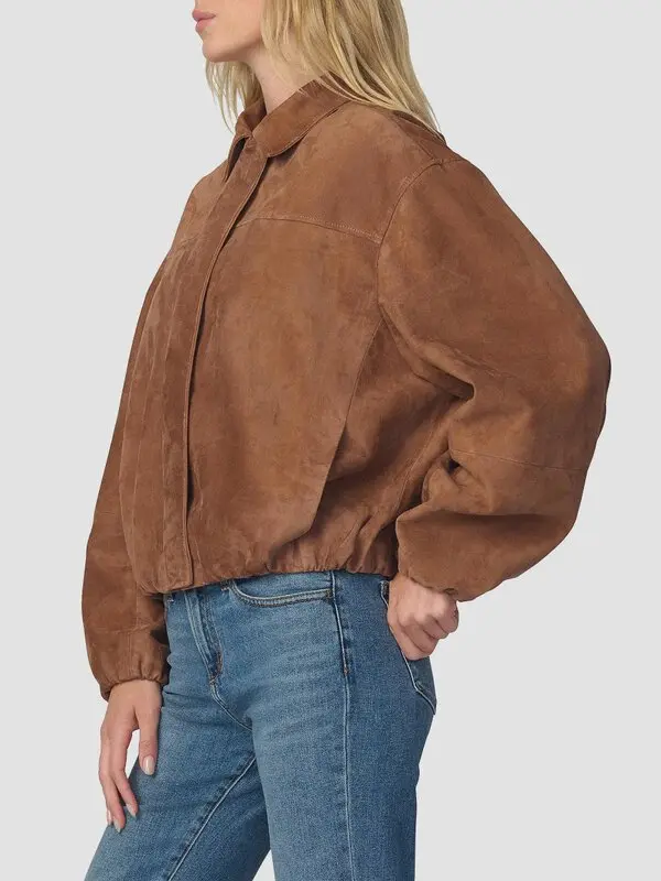 Joe's Jeans The Bella Suede Bomber Jacket
