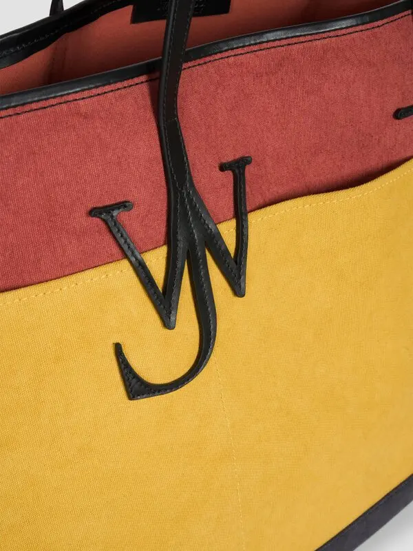 JW Anderson Xl Anchor Canvas & Leather Tote Bag