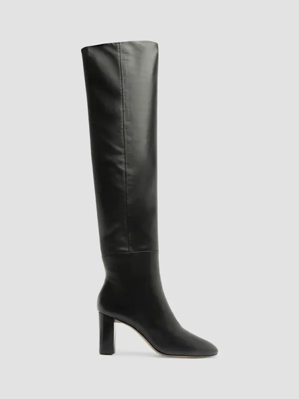 ALEXANDRE BIRMAN Anna Slouch 70mm Leather Boots