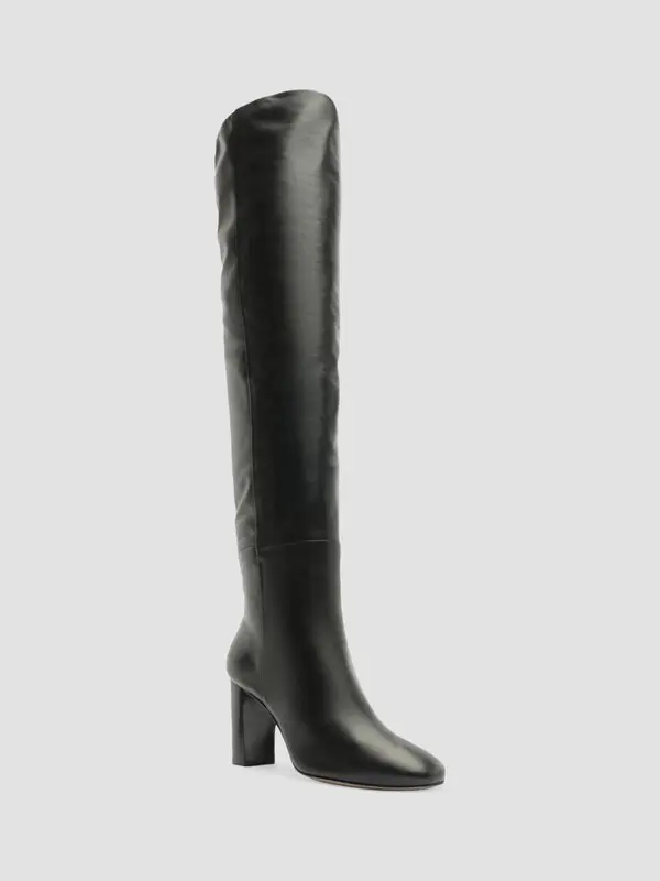 ALEXANDRE BIRMAN Anna Slouch 70mm Leather Boots