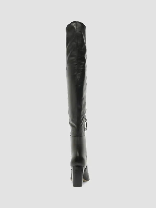 ALEXANDRE BIRMAN Anna Slouch 70mm Leather Boots