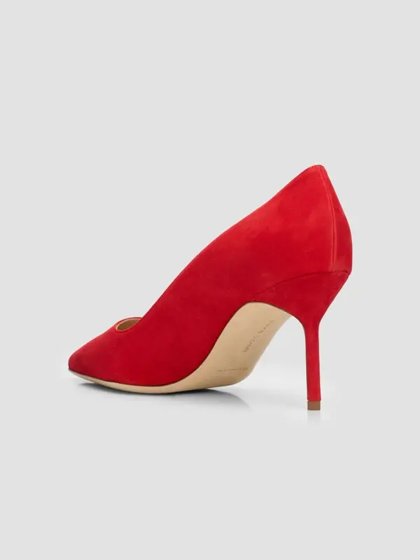 Manolo Blahnik 70mm Suede Pumps