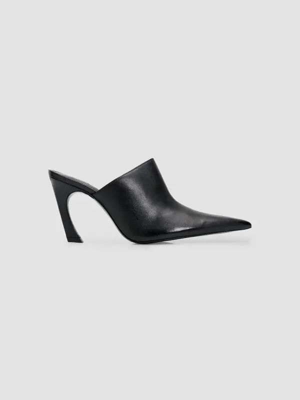 Schutz Lexi 95mm Leather Mule Pumps