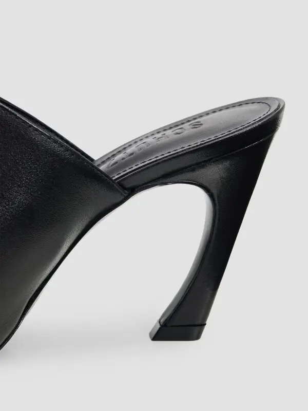 Schutz Lexi 95mm Leather Mule Pumps