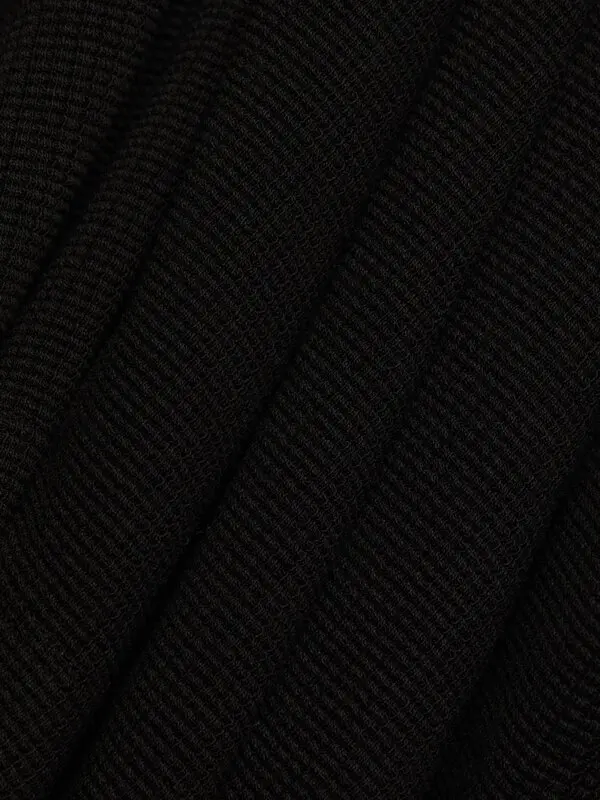 FRAME Waffle-textured Crewneck T-shirt