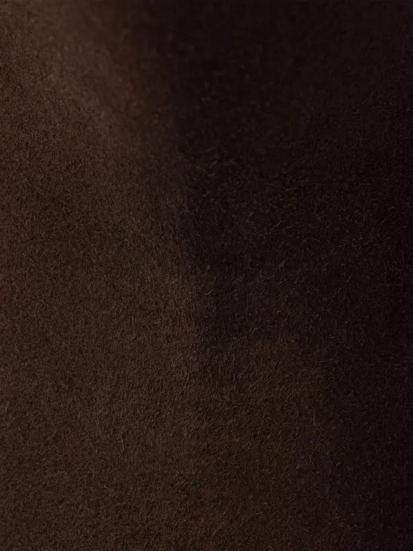 Prada Heeled Suede Boots - Brown