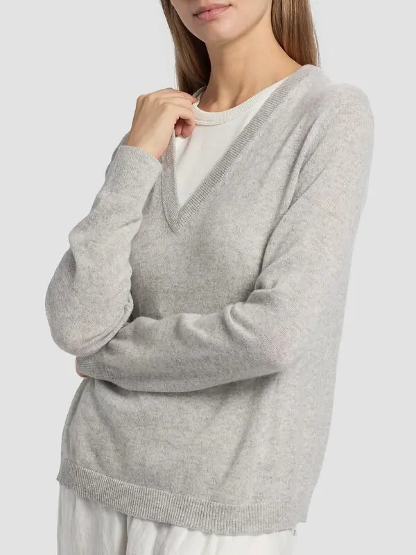 Jenni Kayne Flynn Cashmere V-neck Sweater