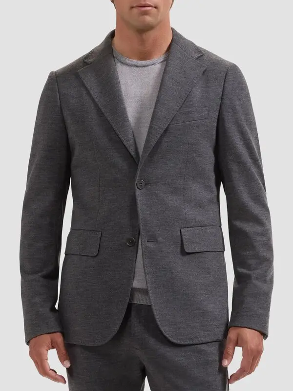 Bugatchi Wool-nylon Single-breasted Blazer