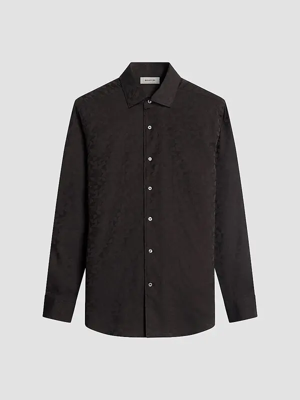 Bugatchi Alvin Woven Shaped Cotton Shirt