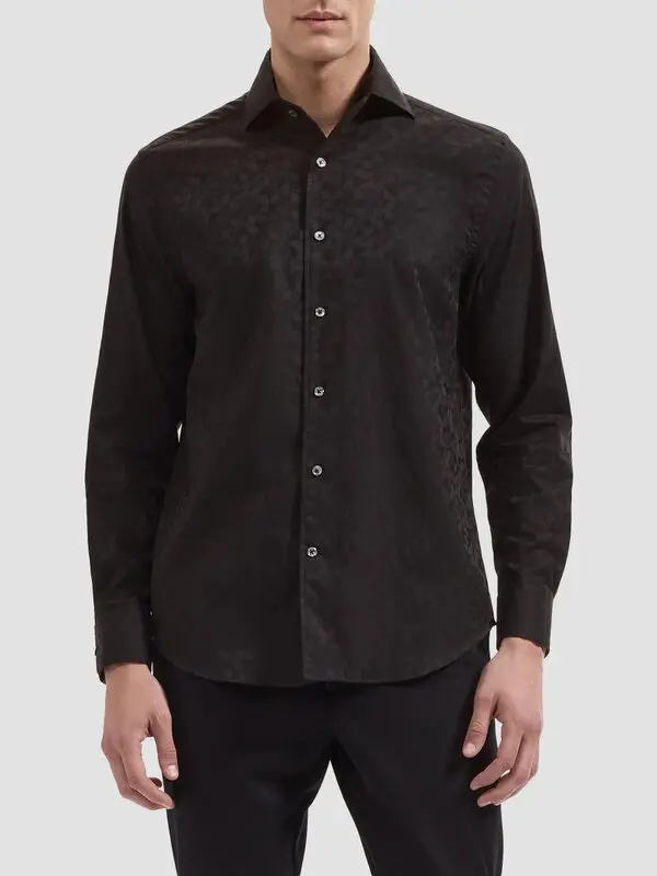 Bugatchi Alvin Woven Shaped Cotton Shirt