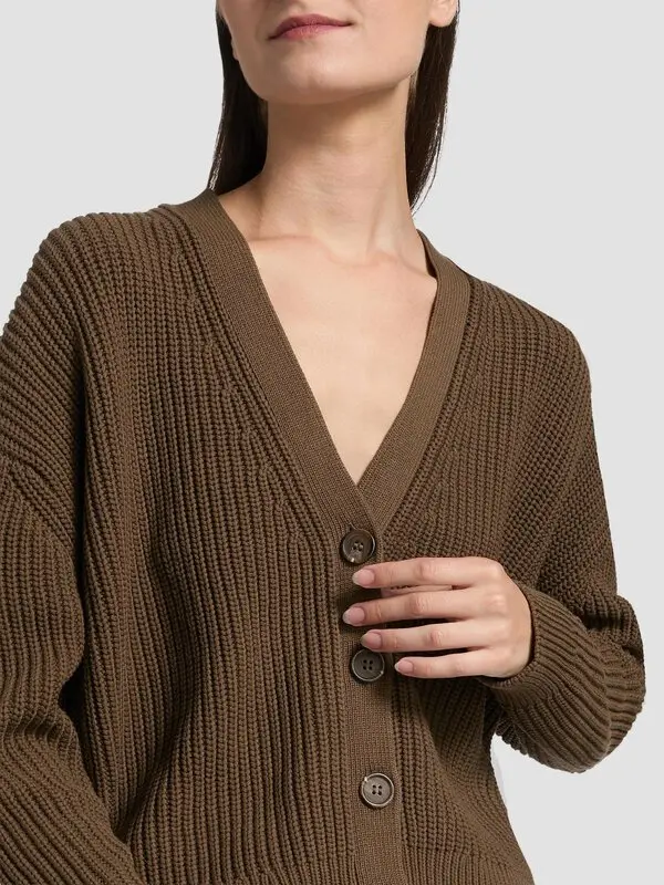 Jenni Kayne Cropped Cotton Coccoon Cardigan