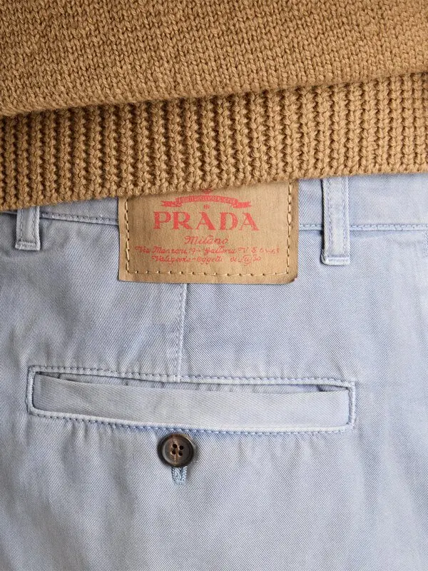 Prada Washed Gabardine Jeans