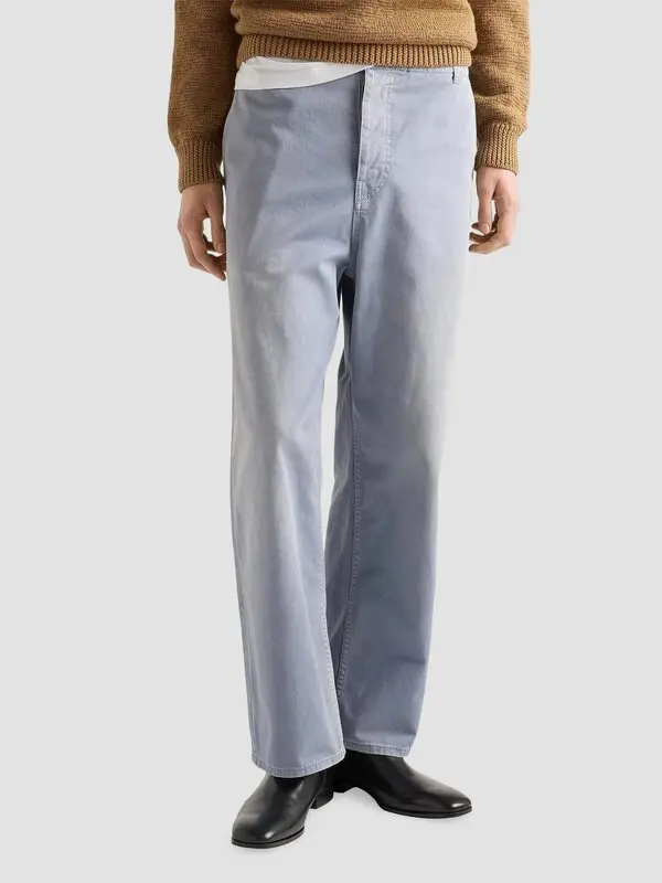 Prada Washed Gabardine Jeans