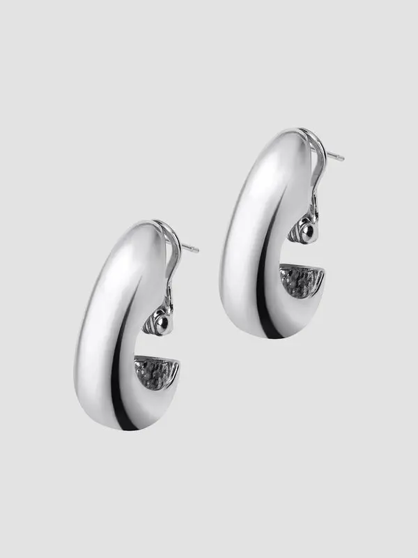 JENNIFER BEHR The Modern Deco Miral 18k-gold-plated Or Silvertone Oval Earrings