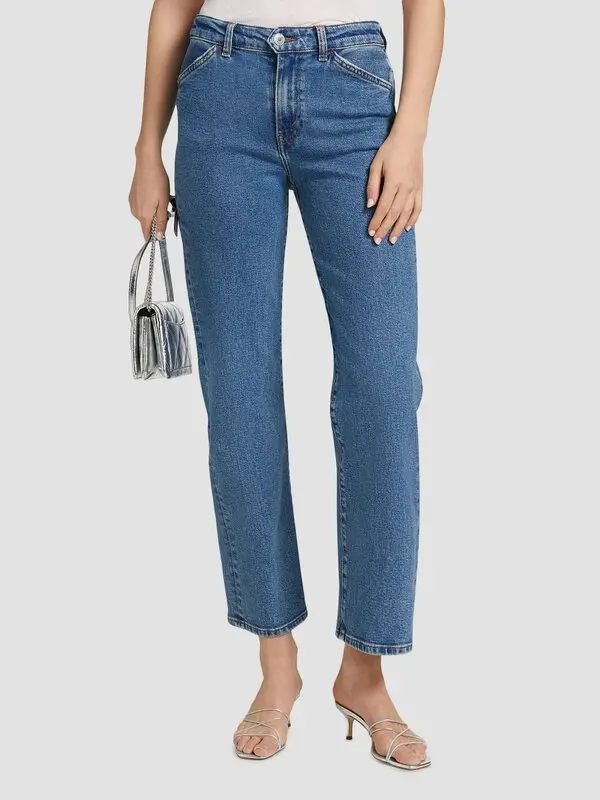 RE/DONE The Westley Mid-rise Straight Ankle Jeans