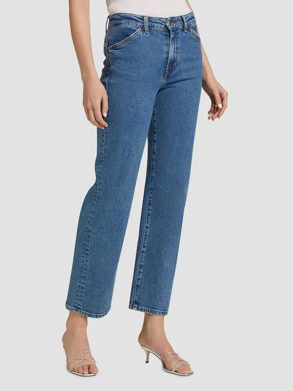 RE/DONE The Westley Mid-rise Straight Ankle Jeans