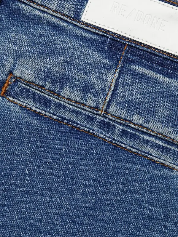RE/DONE The Westley Mid-rise Straight Ankle Jeans