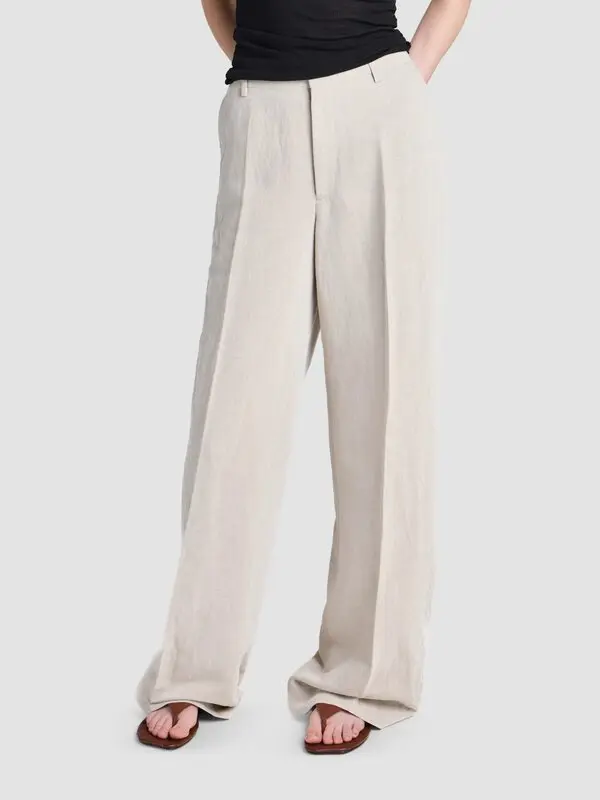 JW Anderson Tailored Linen-blend Trousers