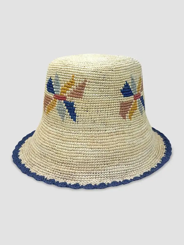 Freya Galaxy Straw Bucket Hat