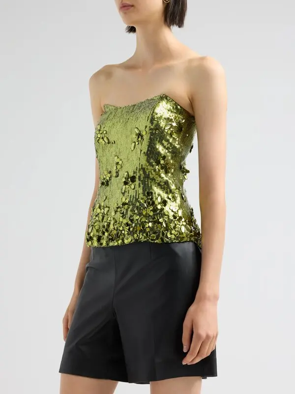 Azeeza Thea Sequined Top