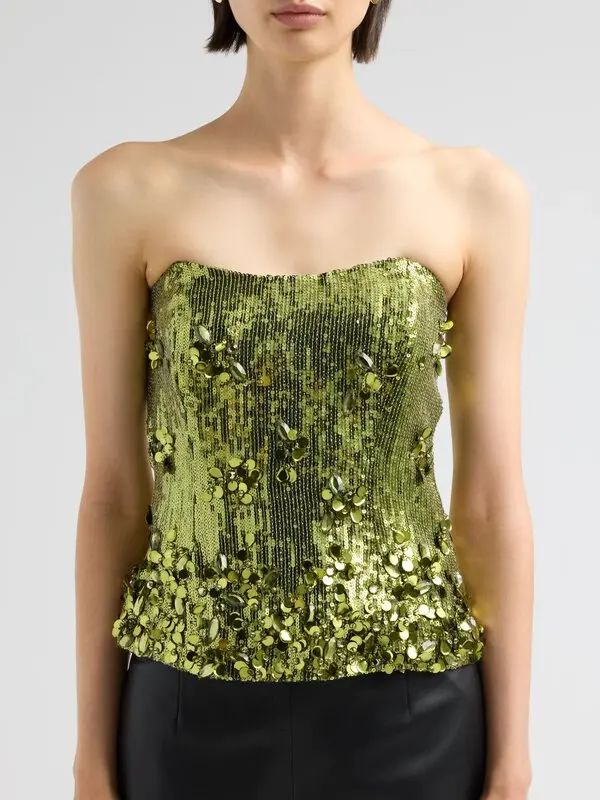 Azeeza Thea Sequined Top