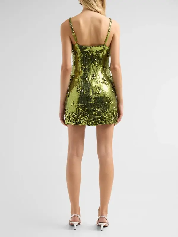 Azeeza Rhodes Sequin Mini Dress