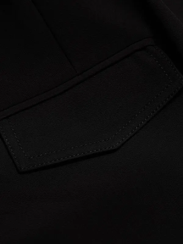 Veronica Beard Cole Seam-front Stretch Pants - Black