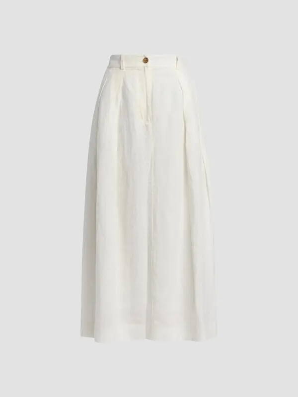 Jenni Kayne Annabel Linen Midi-skirt