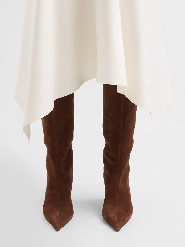 Schutz Lexi 75mm Suede Boots