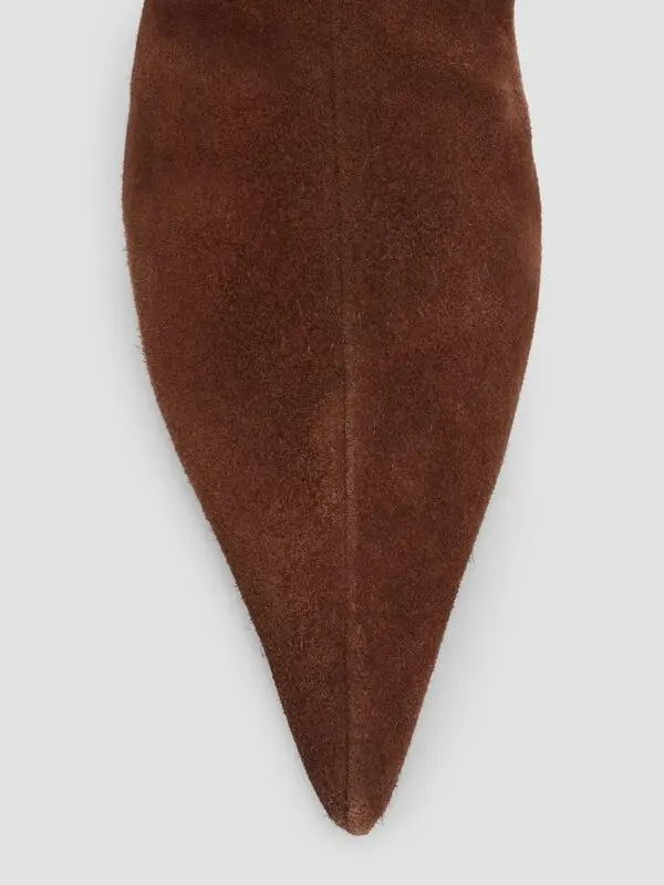 Schutz Lexi 75mm Suede Boots