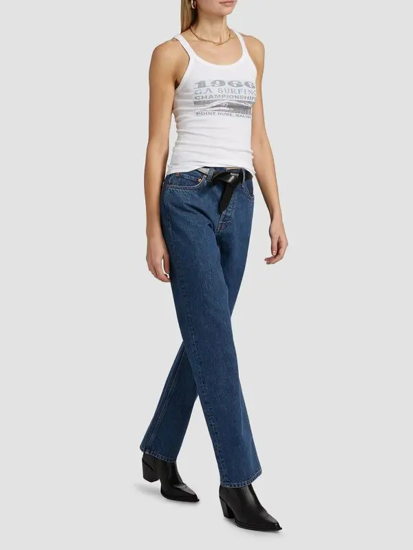 RE/DONE 90s High-rise Straight-leg Jeans