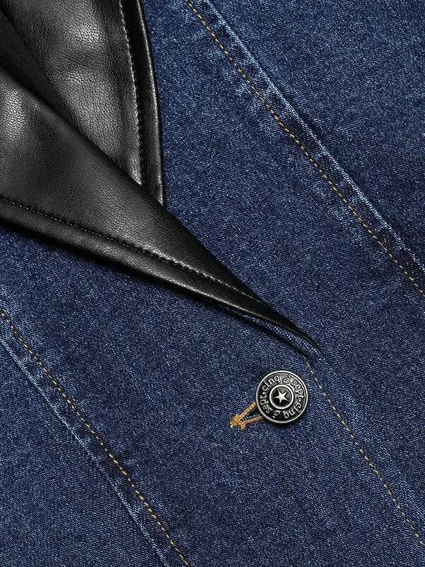 Cinq À Sept Remmy Faux-leather Panel Blazer