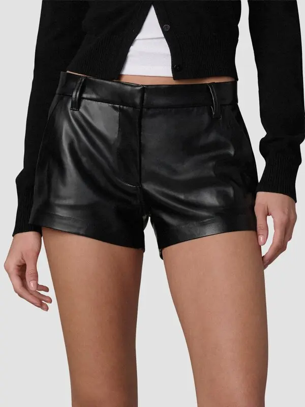 Joe's Jeans Faux Leather Mini Shorts