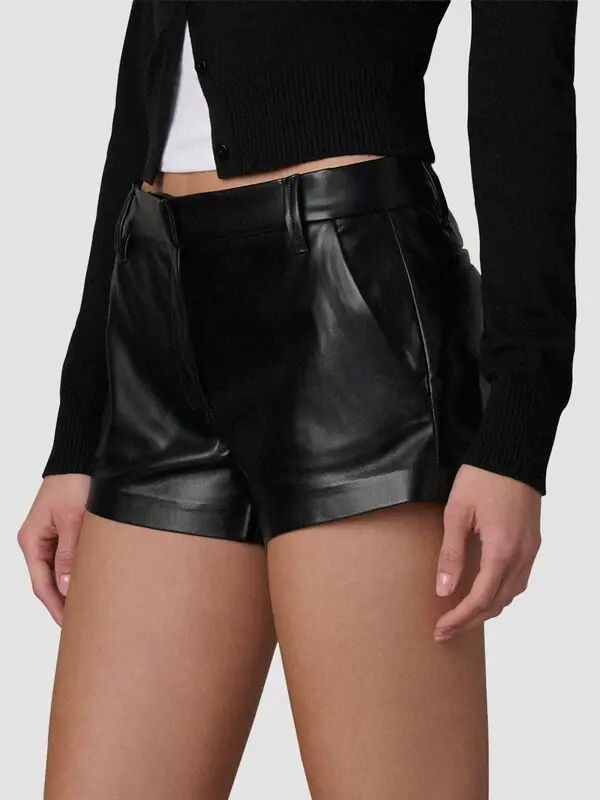 Joe's Jeans Faux Leather Mini Shorts
