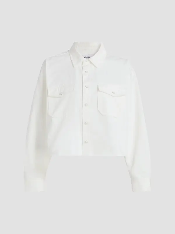 RE/DONE Camper Crop Shirt
