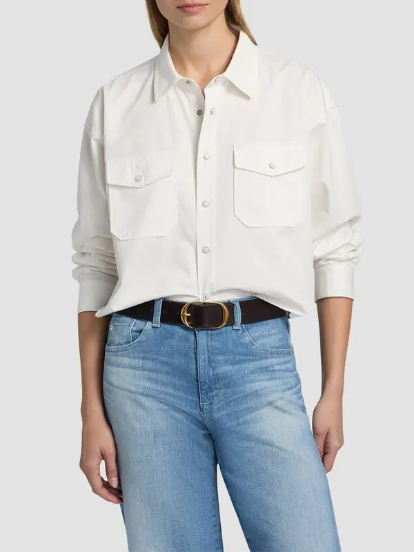 RE/DONE Camper Crop Shirt