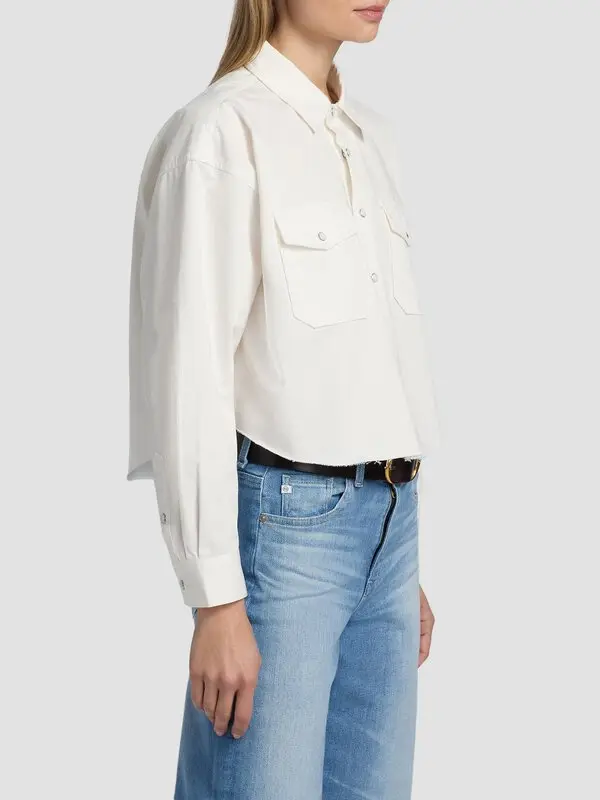 RE/DONE Camper Crop Shirt