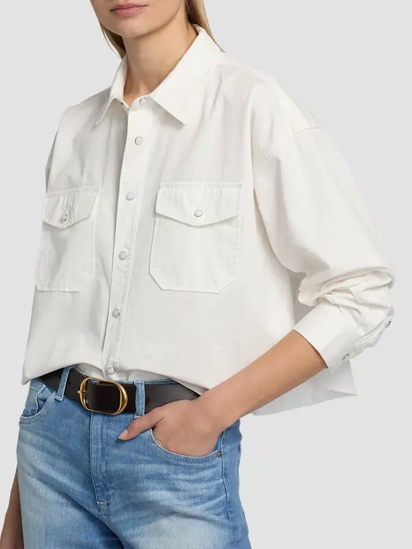 RE/DONE Camper Crop Shirt