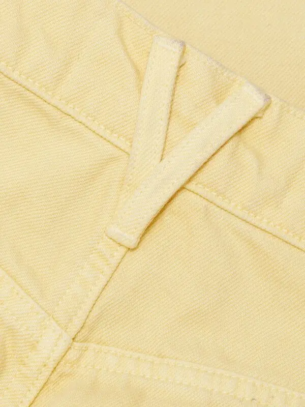 Veronica Beard Taylor High-rise Wide-leg Crop Jeans - Chamomile