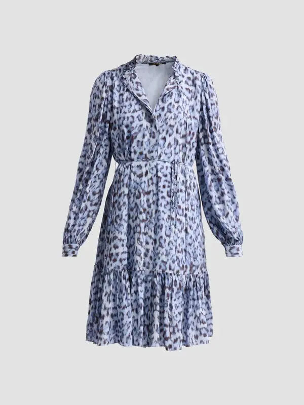 Kobi Halperin Charlotte Animal-print Dress - Frost Multi
