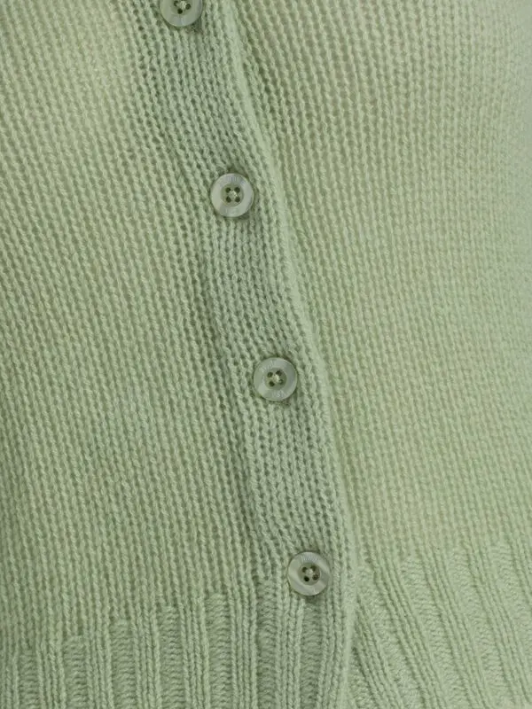 RE/DONE Cashmere Slim-fit Crop Cardigan