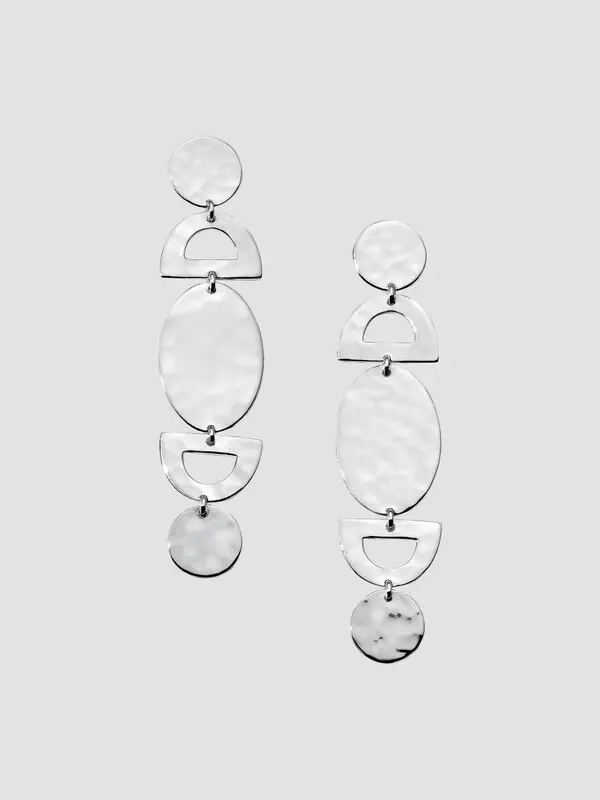 Ippolita Classico Crinkle Sterling Five-tier Drop Earrings